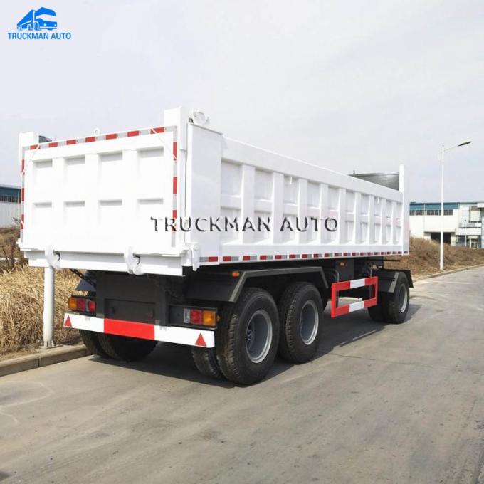 Drawbar Dump Full Trailer Truck