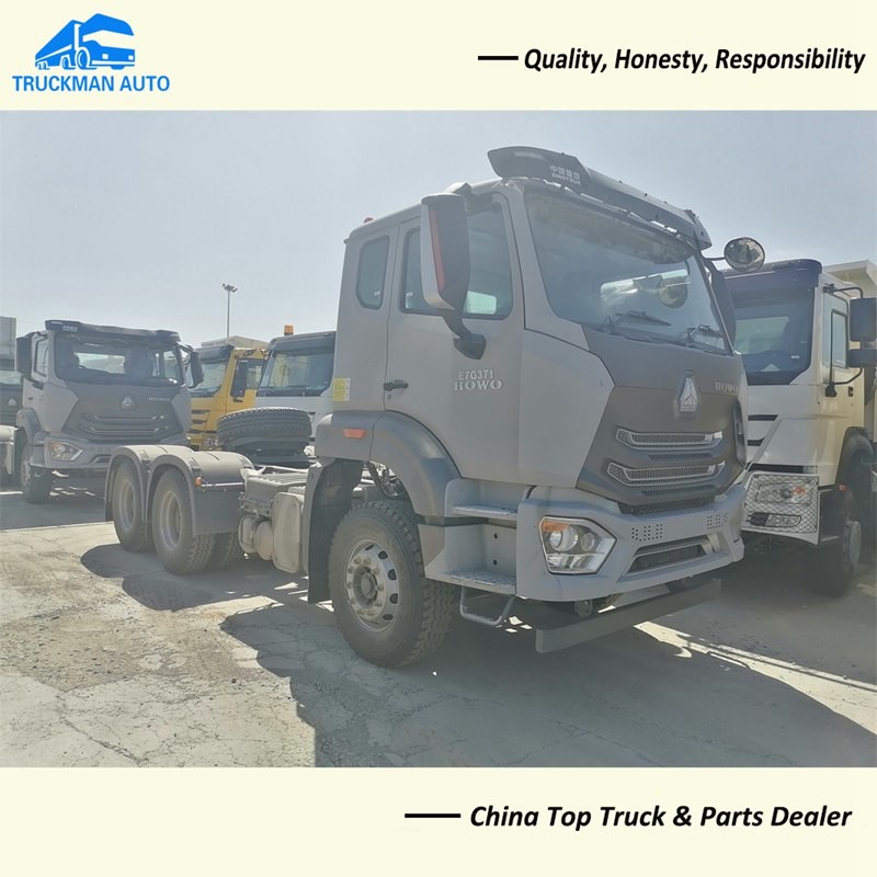6x4 371HP SINOTRUCK HOHAN Prime Mover Truck Head For Container Transport