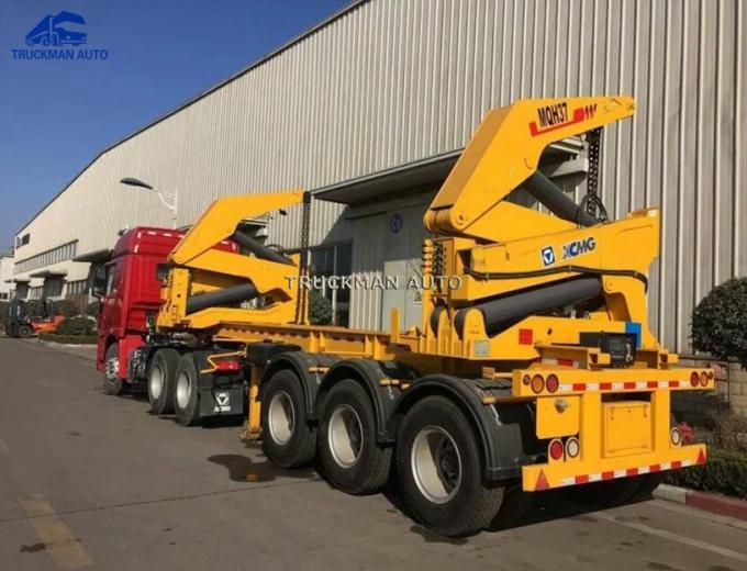 40ft 40 Tons Container Side Loader Trailer High Lifting Capacity 3 ...